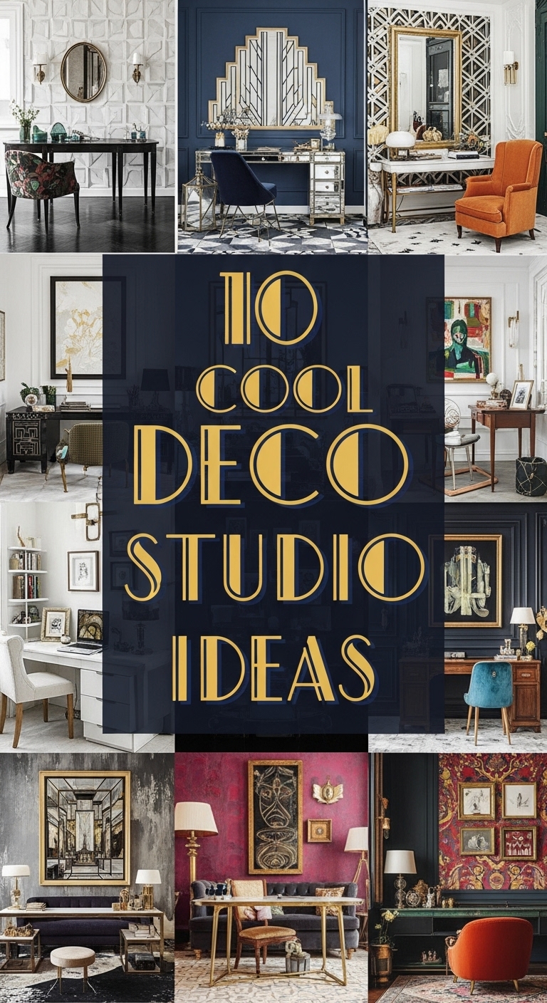 10 Cool Deco Studio Ideas - Soft Soul Diaries