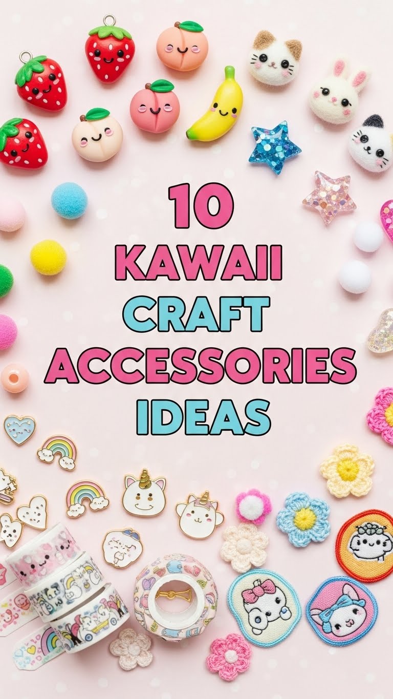 10 Kawaii Craft Accessories Ideas - Soft Soul Diaries