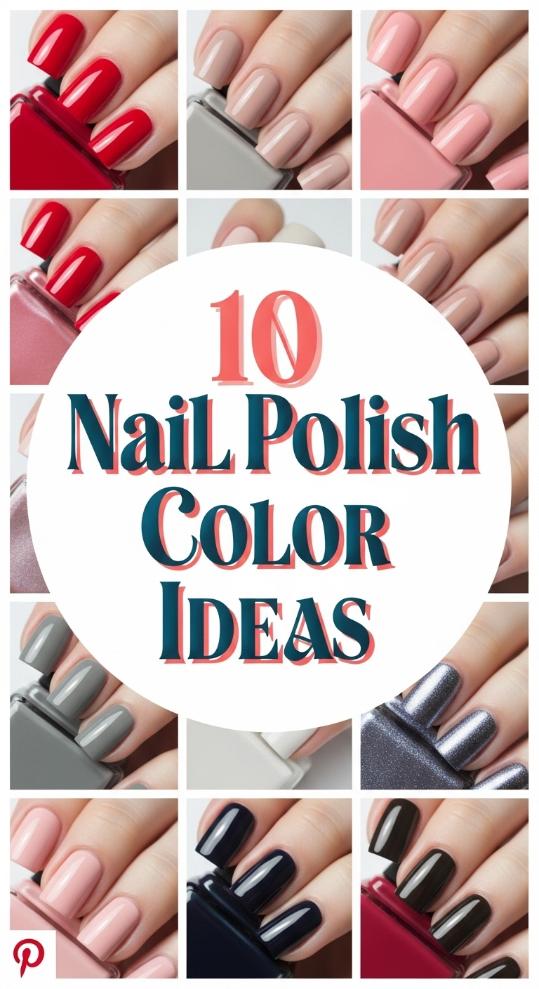 10 Nail Polish Color Ideas - Soft Soul Diaries