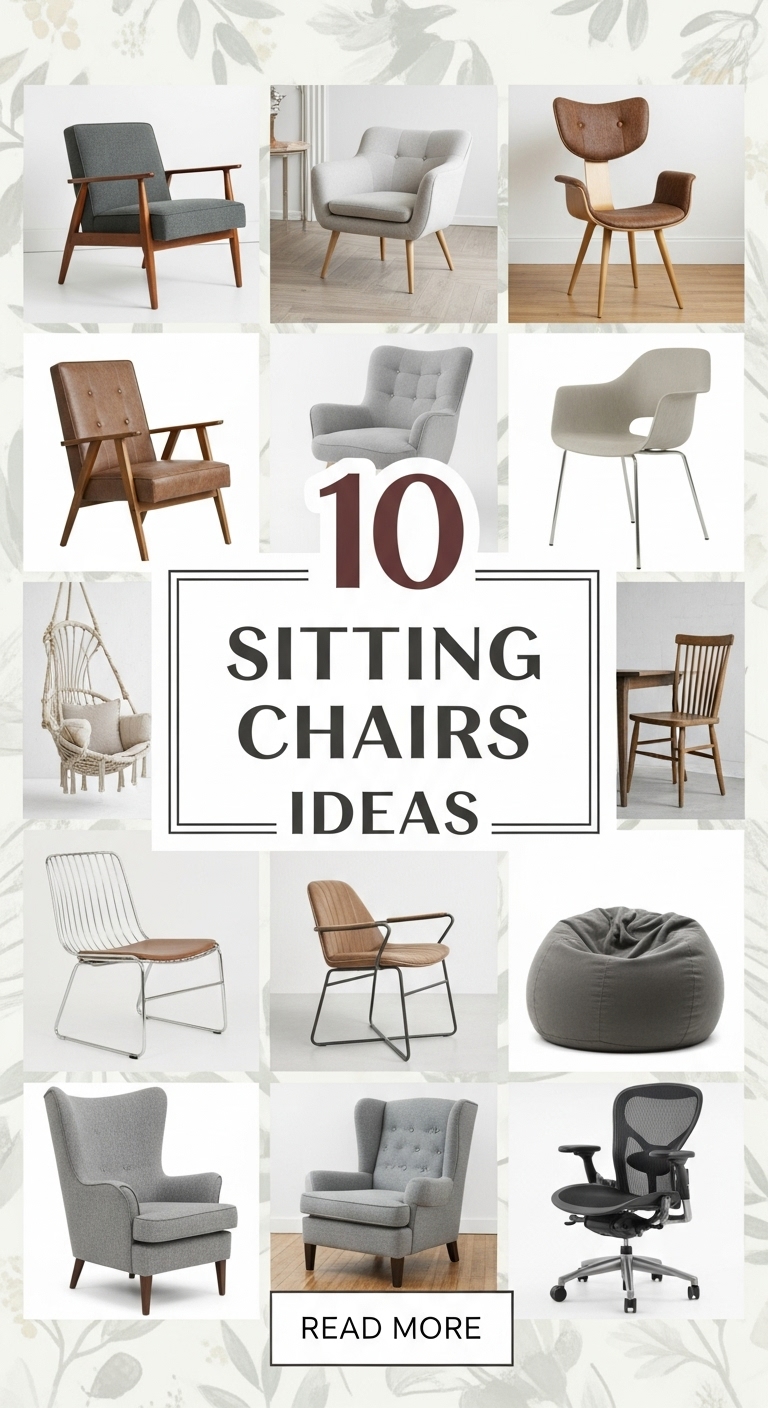 10 Sitting Chairs Ideas - Soft Soul Diaries