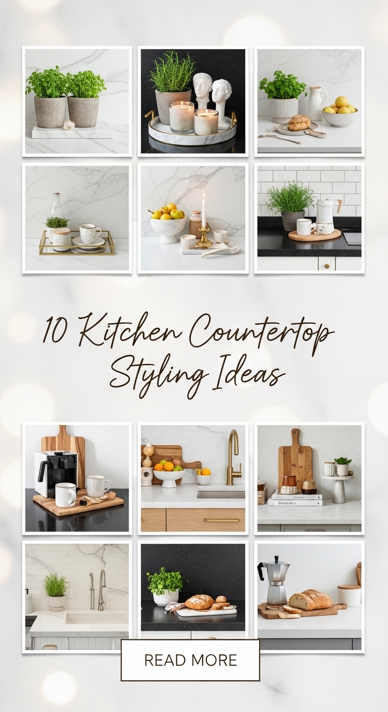 10 Kitchen Countertop Styling Ideas - Soft Soul Diaries